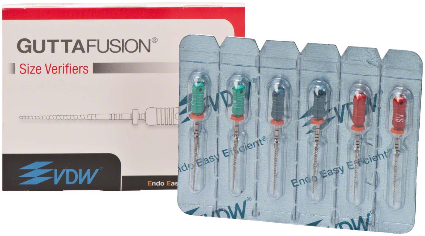 GUTTAFUSION® Size Verifier 6 Stück (ISO 025, ISO 030, ISO 035 ...
