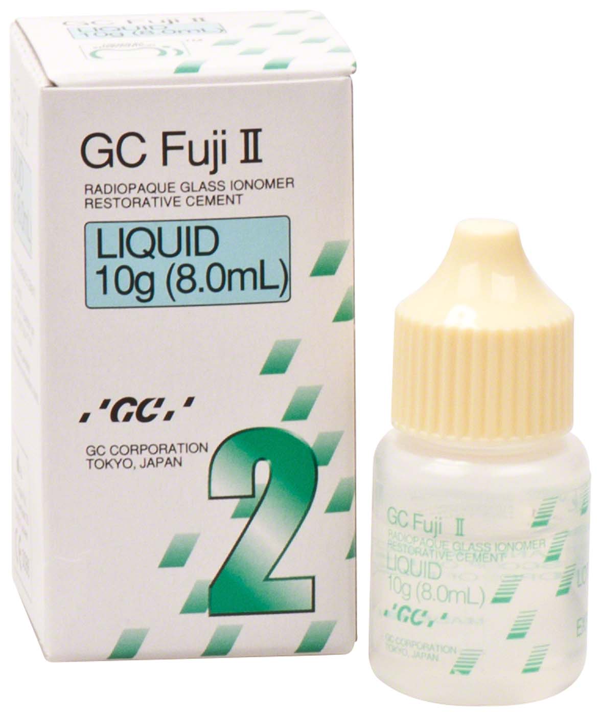 GC Fuji II 8 ml Flüssigkeit | Glasionomere für Füllungen | Füllungen ...