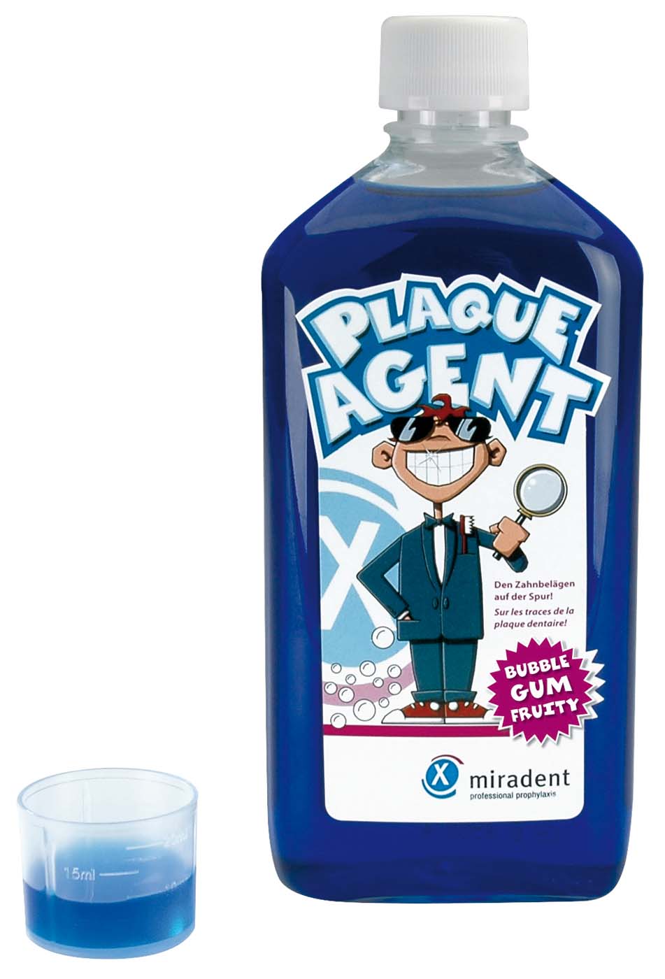 miradent Plaque Agent® 500 ml inklusive Dosierkappe | Plaqueerkennung ...