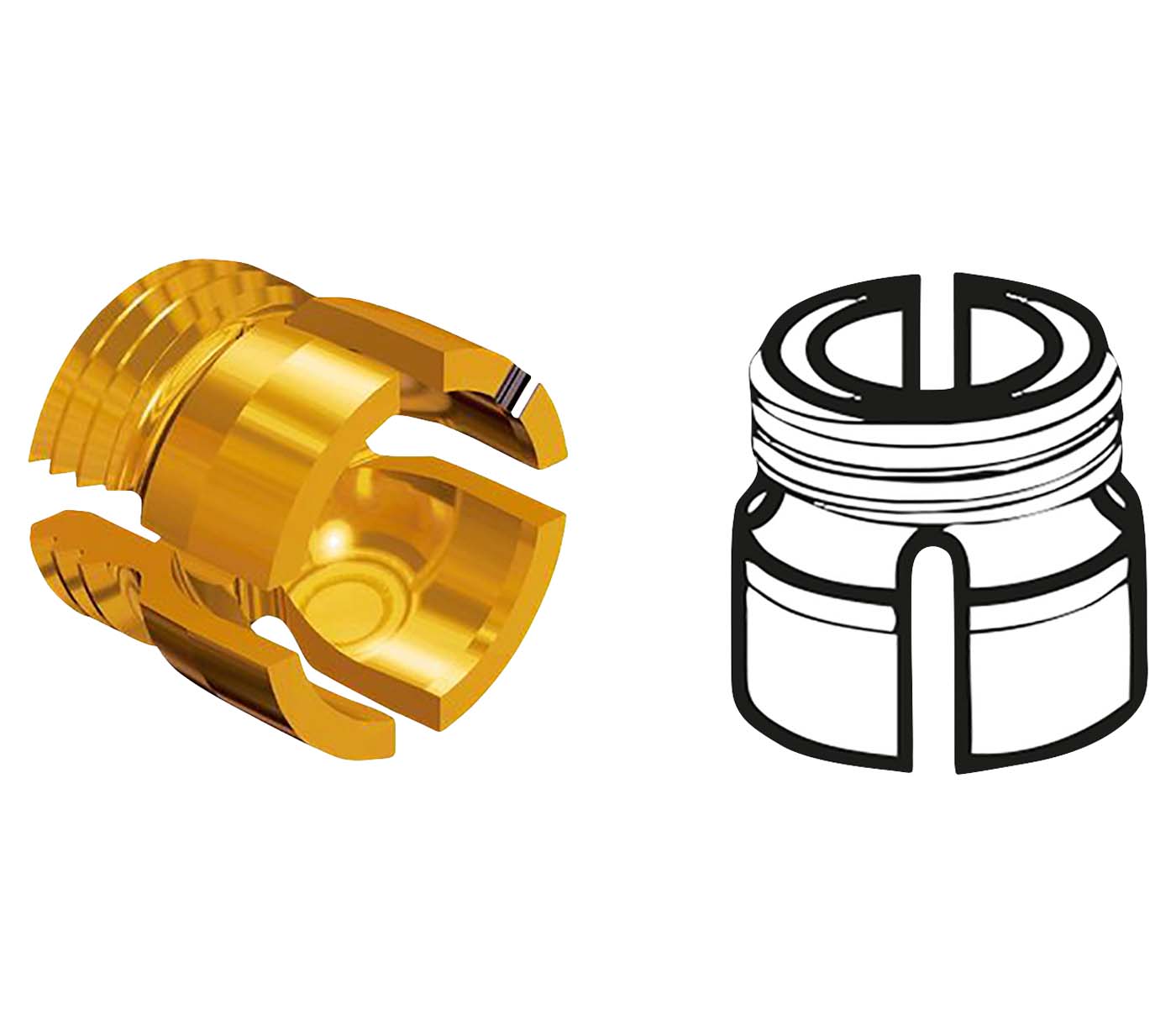 Dalbo®-PLUS Lamellen-Retentionseinsatz | Parapulpäre Stifte ...