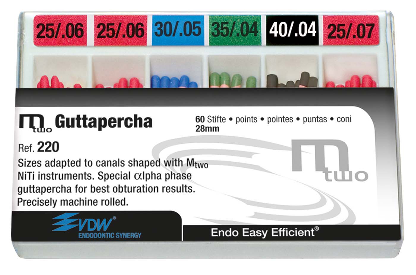 Mtwo® Guttapercha 60 Stück Taper.06, ISO 035 | Instrumenten-Systeme für ...