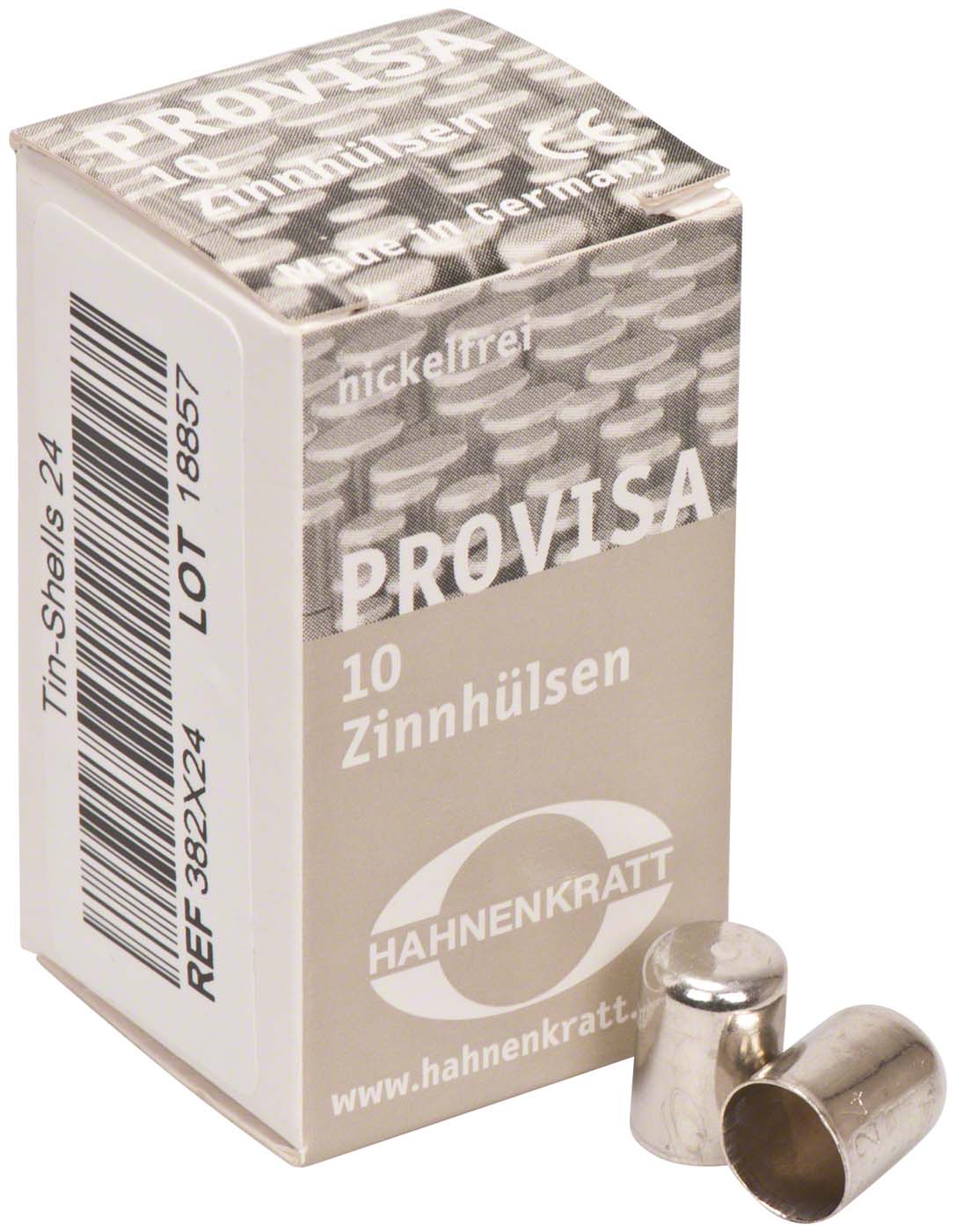 PROVISA Schutzhülsen Zinn 10 Stück 24 | Polykronen | Hilfsmittel für ...