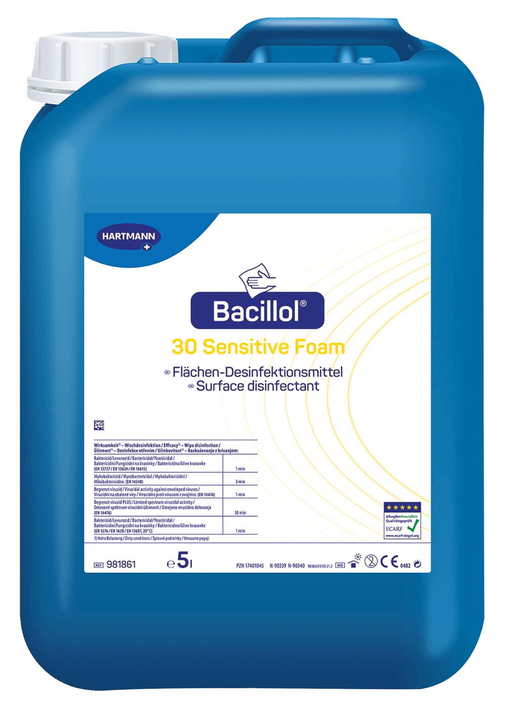Bacillol® 30 Sensitive Foam 5 Liter | Desinfektion und Reinigung von ...