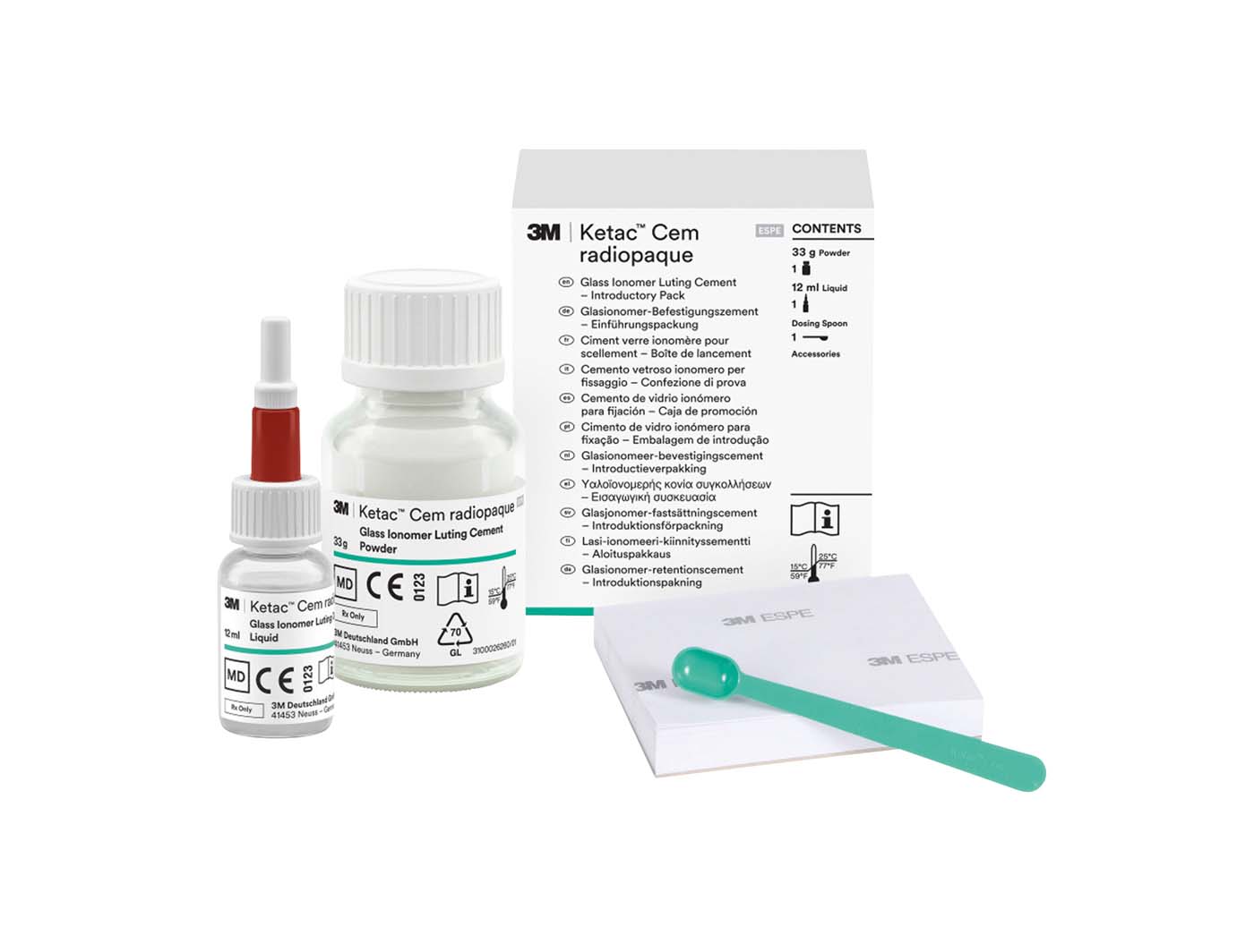 Ketac™ Cem radiopaque **Intro Kit** | Befestigungs- und Unterfüllungs ...