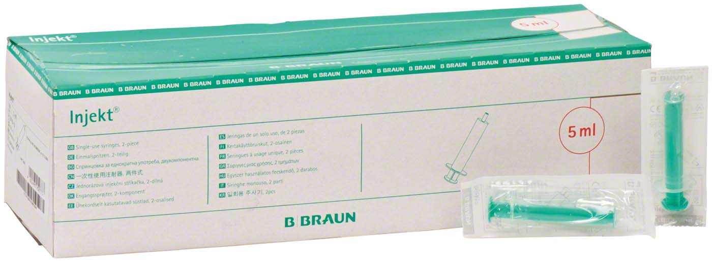 Injekt® Solo 100 Stück 5 ml | Spritzen | Einwegartikel, Arbeitsschutz ...