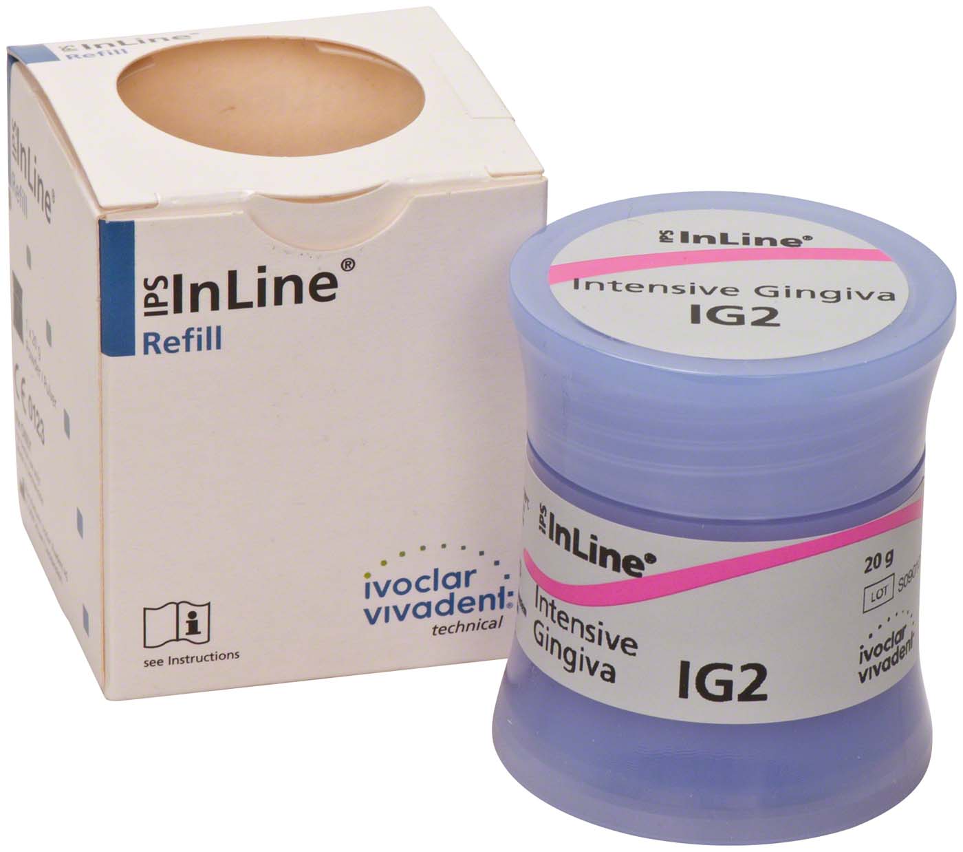 IPS InLine® 20 g Pulver intensive gingiva IG2 | Metallkeramik | Verblendtechnik | Labor ...