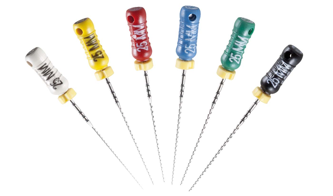 STERILE Hedstroem Feilen 6 Stück 21 mm ISO 045-080 | Instrumente für die manuelle Aufbereitung ...