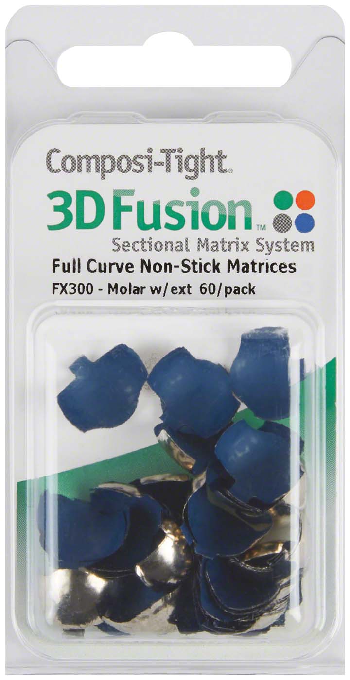 Composi-Tight® 3D Fusion™ 60 Matrizenbänder blau, 8,7 mm, für Molare ...