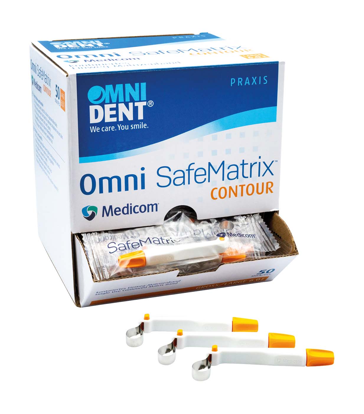 Omni Safematrix™ Contour 50 Stück orange, groß, 6 mm | Matrizen ...