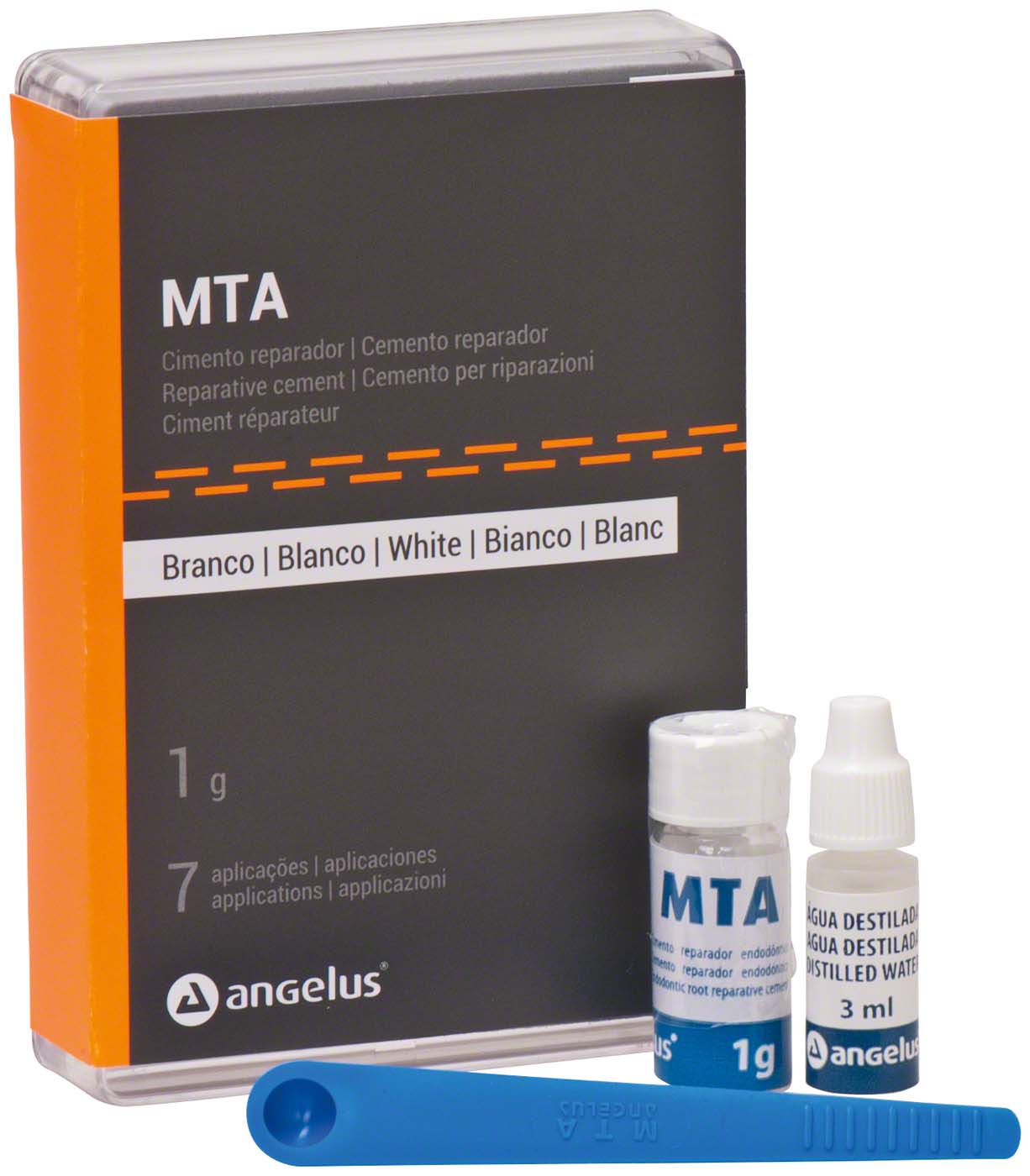 MTA-Angelus 1 g Zement weiß, 3 ml destilliertes Wasser, 1 Messlöffel ...