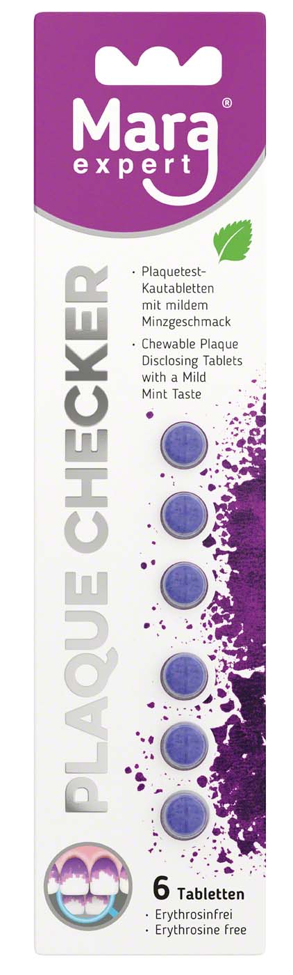 Mara Expert PLAQUE CHECKER 6 Kautabletten | Plaqueerkennung ...