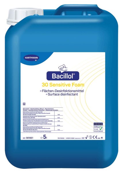 Bacillol® 30 Sensitive Foam 5 Liter | Desinfektion und Reinigung von ...