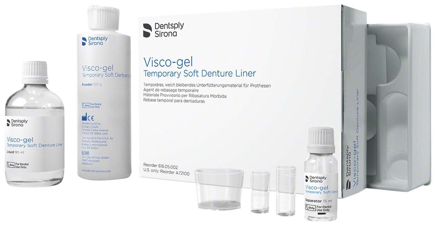 Visco-gel 120 g Pulver, 90 ml Flüssigkeit, 15 ml Isolierung, Zubehör ...