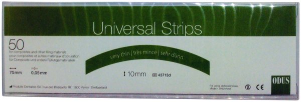 ODUS Universal Strips 50 Stück Breite 10 mm, gebogen | Matrizen ...