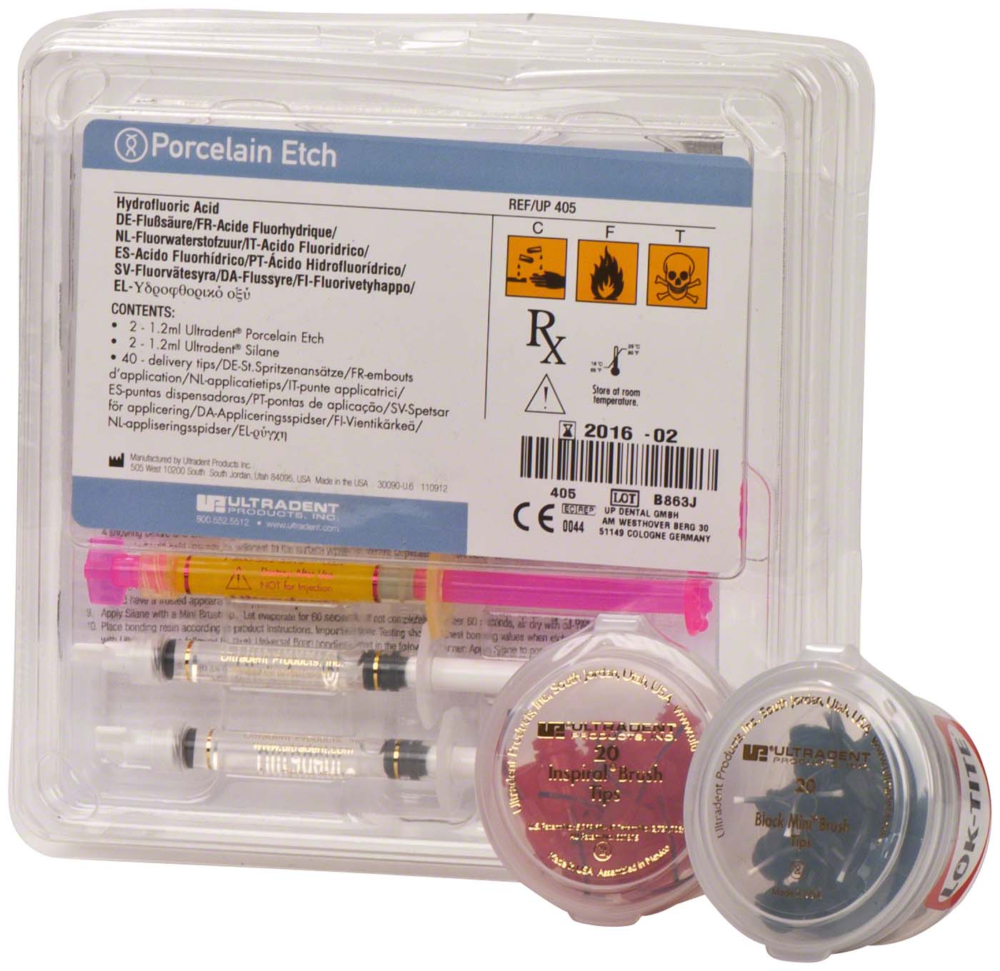 Ultradent™ Porcelain Etch & Silane | Reparaturmaterialien für Keramikverblendungen, Zahnersatz ...