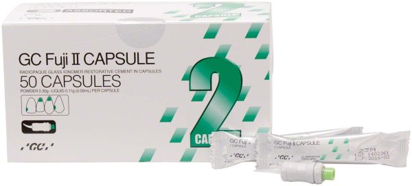 GC Fuji II 50 Kapseln sortiert | Glasionomere für Füllungen | Füllungen ...