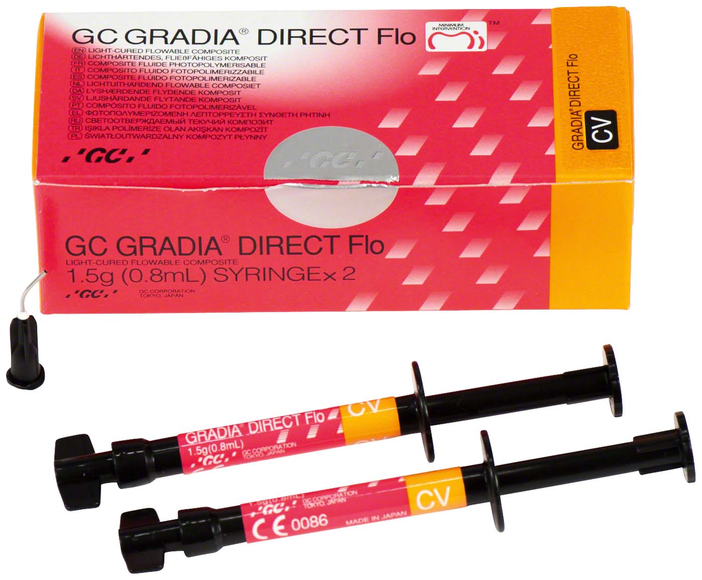 GC GRADIA® DIRECT Flo 2 x 1,5 g Spritze CV | Composite- lichthärtend ...