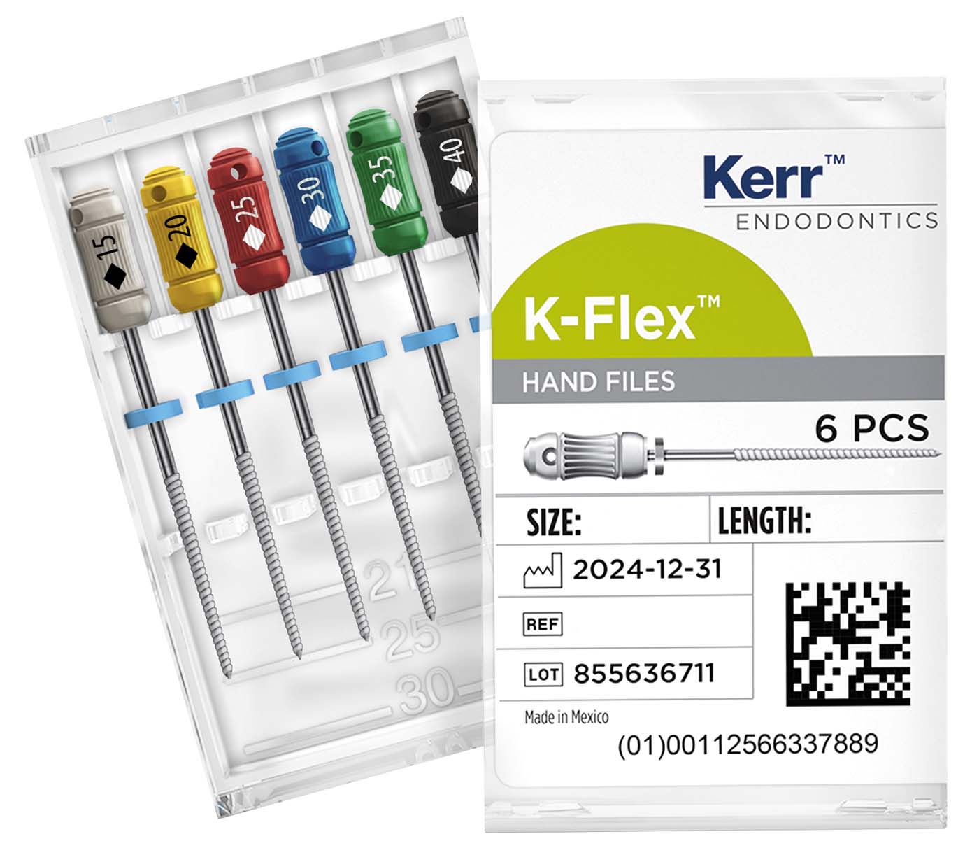 K-Flex Files 6 Stück 25 mm ISO 010 | Instrumente für die manuelle ...