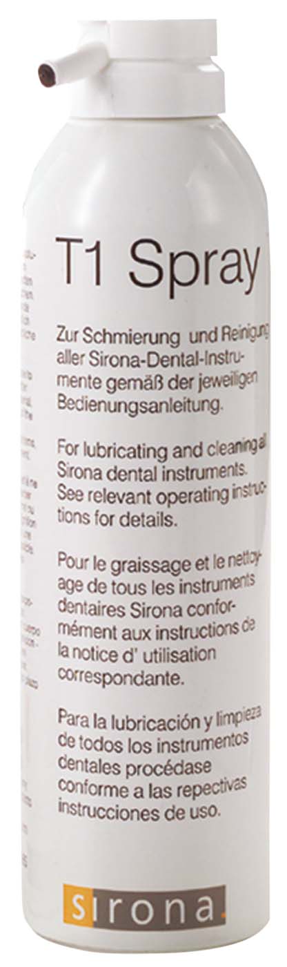 T1 Spray 250 ml | Pflegemittel für Hand-, Winkelstücke und Turbinen ...