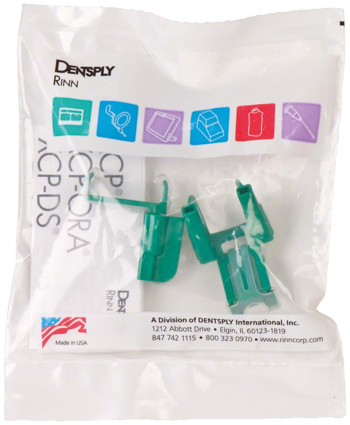 XCP-DS FIT 2 Endo Bissblöcke, grün | Röntgenfilm- und Sensorenhalter ...