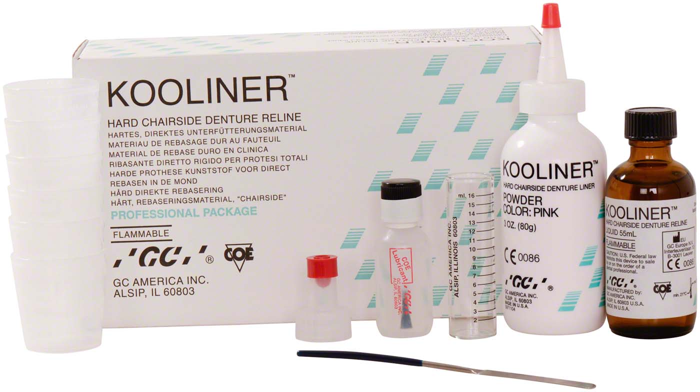 GC KOOLINER™ 80 g Puder, 55 ml Liquid | Unterfütterung, hart ...
