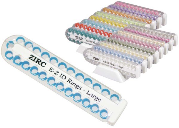 EZ-ID Markierungsringe 25 Stück türkis, Ø 6 mm | Zubehör für ...