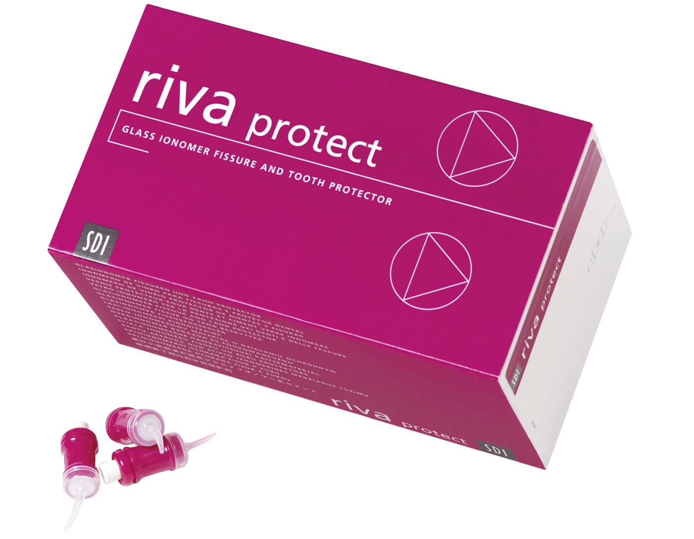 riva protect 50 Kapseln pink schnellhärtend | Glasionomere für ...