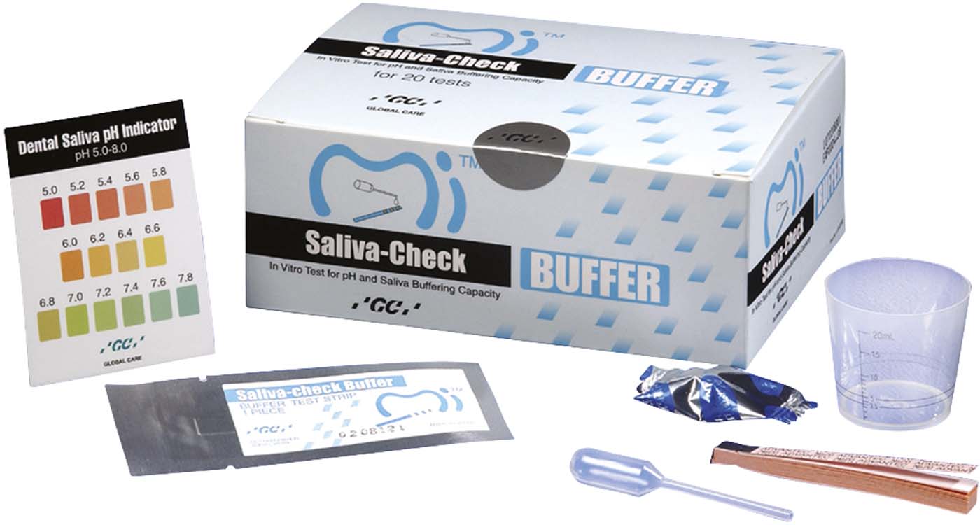 GC Saliva-Check BUFFER 20 Stück | Plaqueerkennung, Kariesdiagnostik | Prophylaxe | Praxis ...