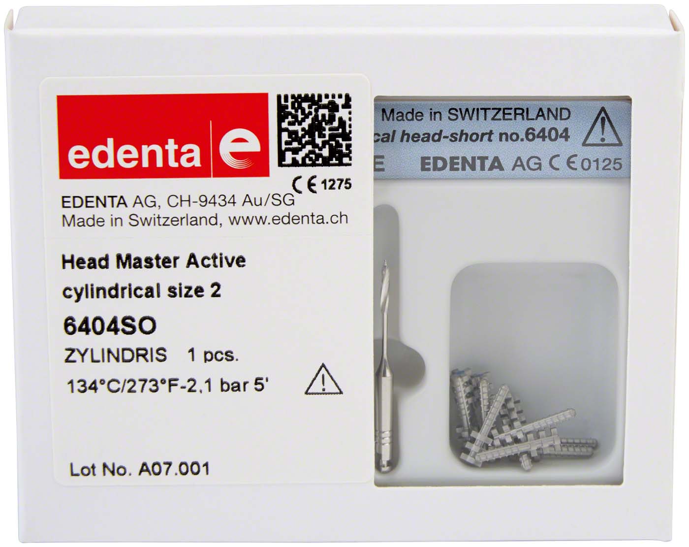 HeadMaster zylindrisch, aktiv Gr. 1, kurz | Parapulpäre Stifte ...