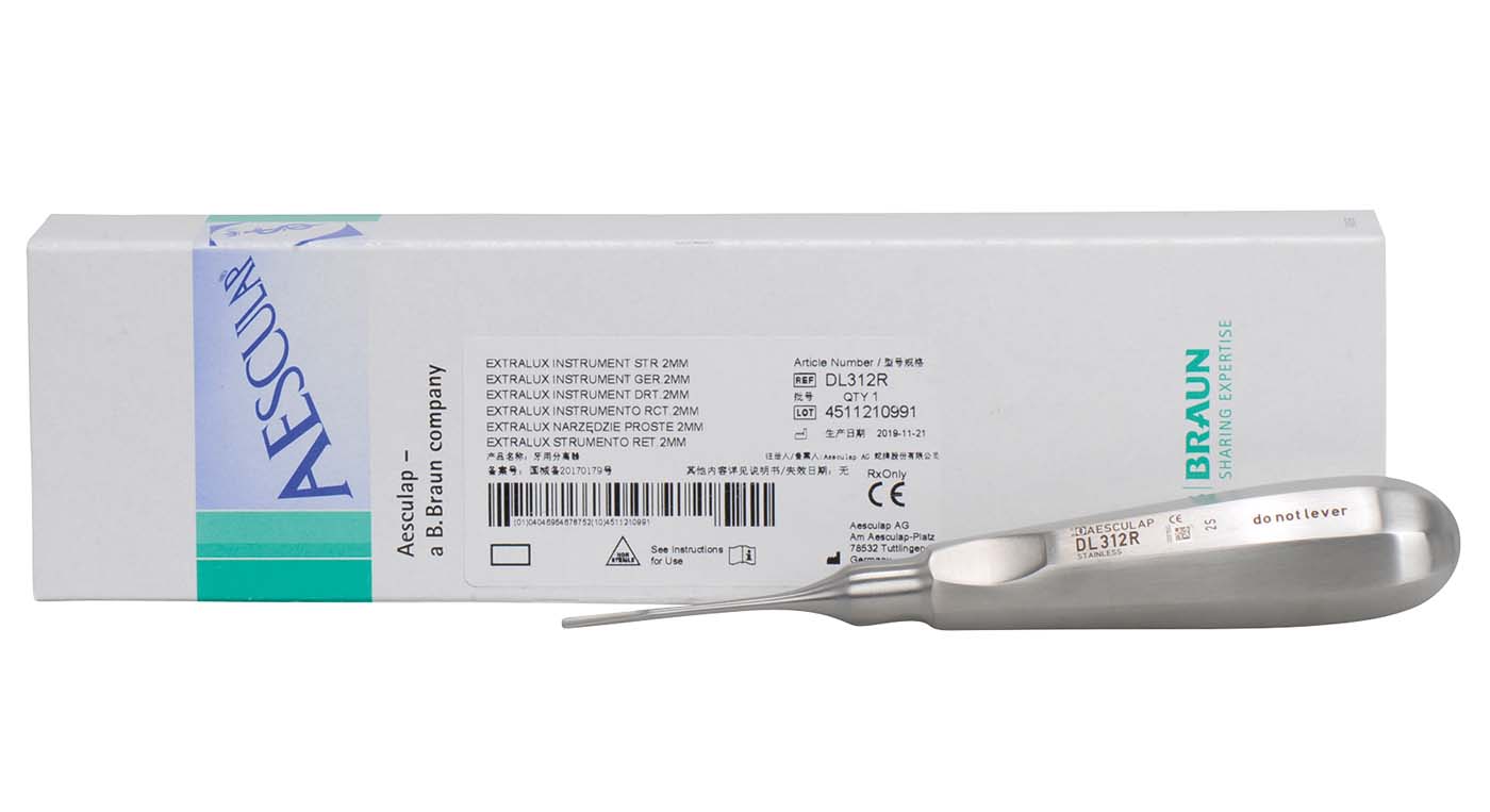 ExtraLux DL324R, 4 mm, gewinkelt | Wurzelheber, Luxationsinstrumente ...