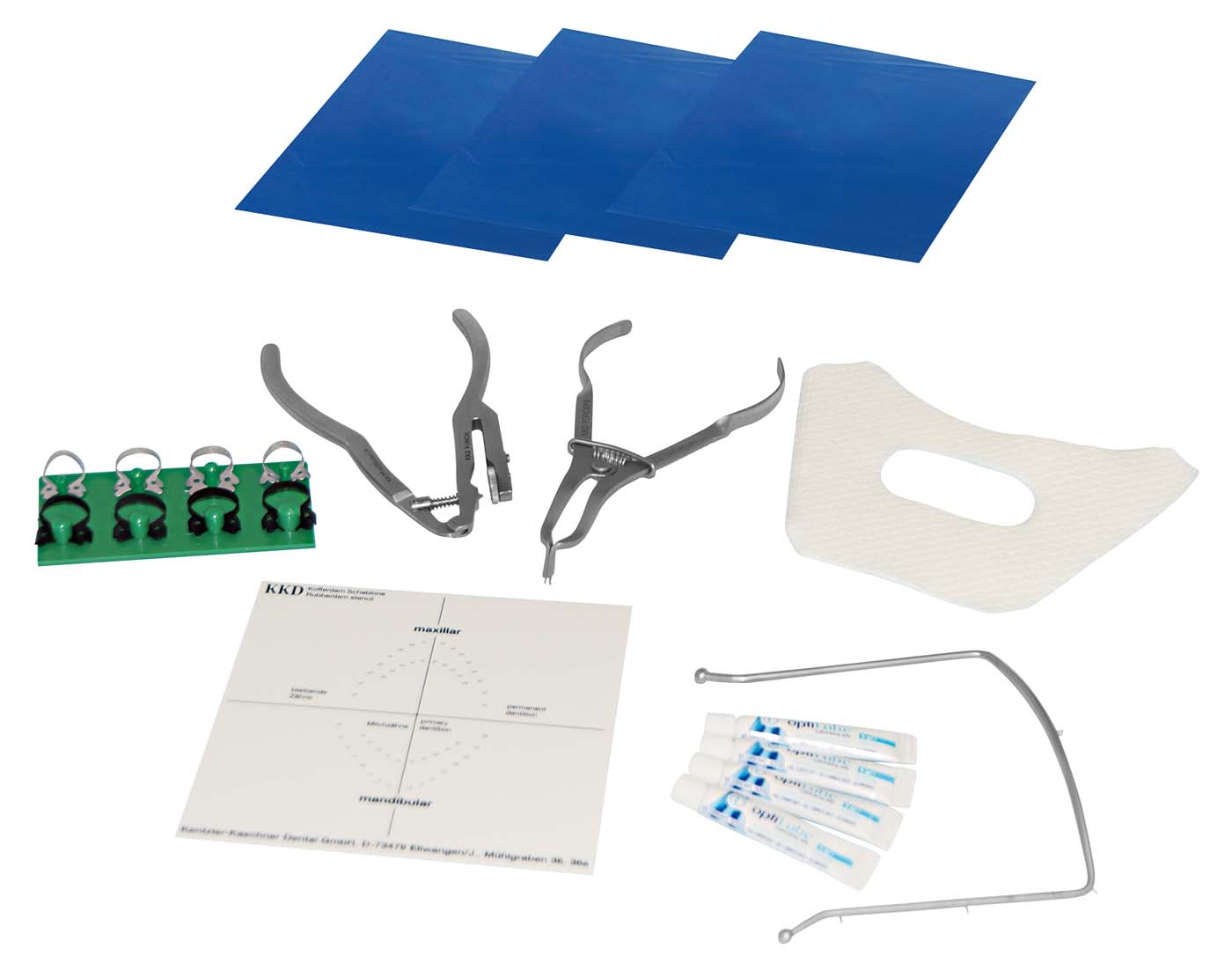 KKD® Kofferdam-Grundausstattung | Kofferdam | Hilfsmittel für Füllungen ...