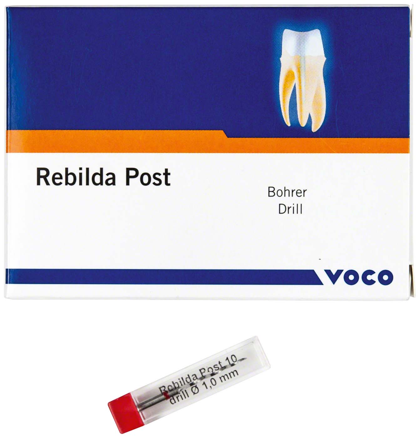Rebilda® Post **Nachfüllpackung** Bohrer Nr. 10, Ø 1 mm | Parapulpäre ...