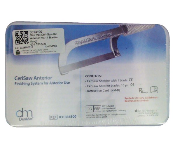 Ceri-Saw Anterior mit 11 Sägeblätter | Finier- und Polierstreifen ...