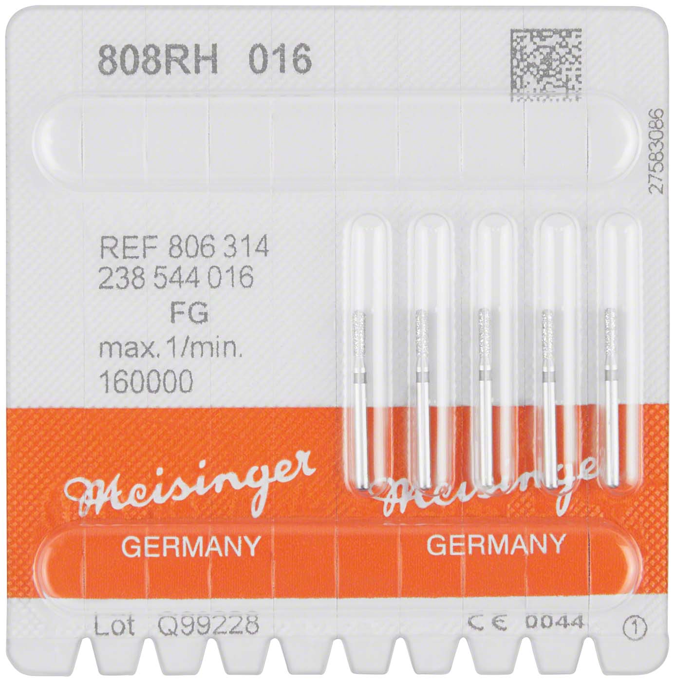 Diamanten 808 5 Stück schwarz super grob, FG, Figur 238 Birne rund, 5 ...