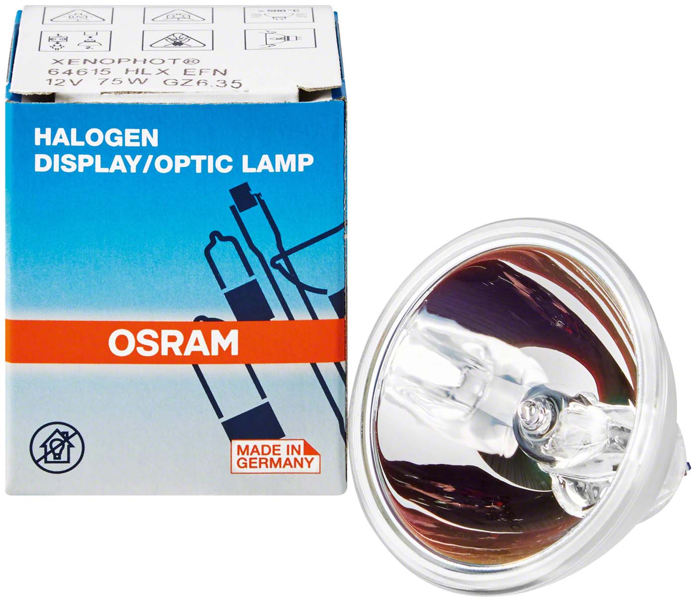 Lampen für Polymerisations-Geräte Osram 12V 75W, 64615 | Ersatzlampen ...