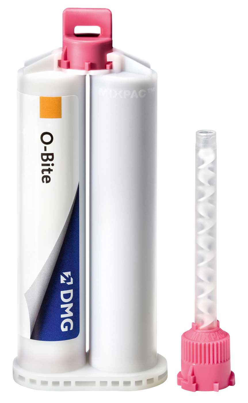 O-Bite **Großpackung** 8 x 50 ml Doppelkartusche, 50 Automix-Tips | Bissregistrierung ...