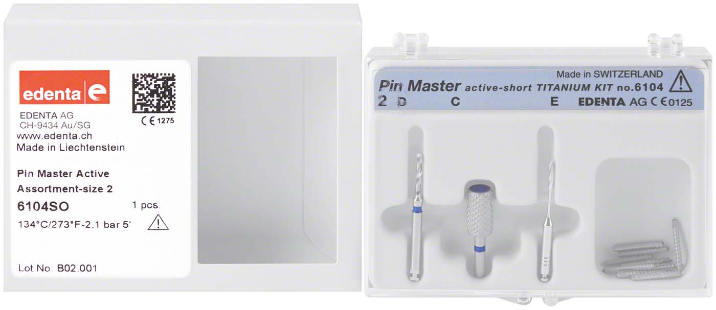 PIN Master, Aktiv 10 Stück blau Ø 1,5 mm, L 10,85 mm | Parapulpäre ...