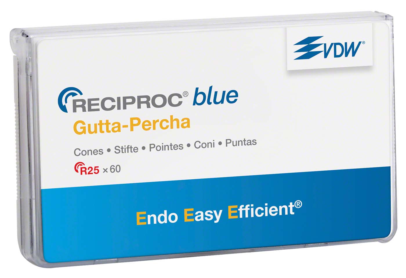 RECIPROC® blue Guttaperchaspitzen 60 Stück ISO 040 | Instrumenten ...