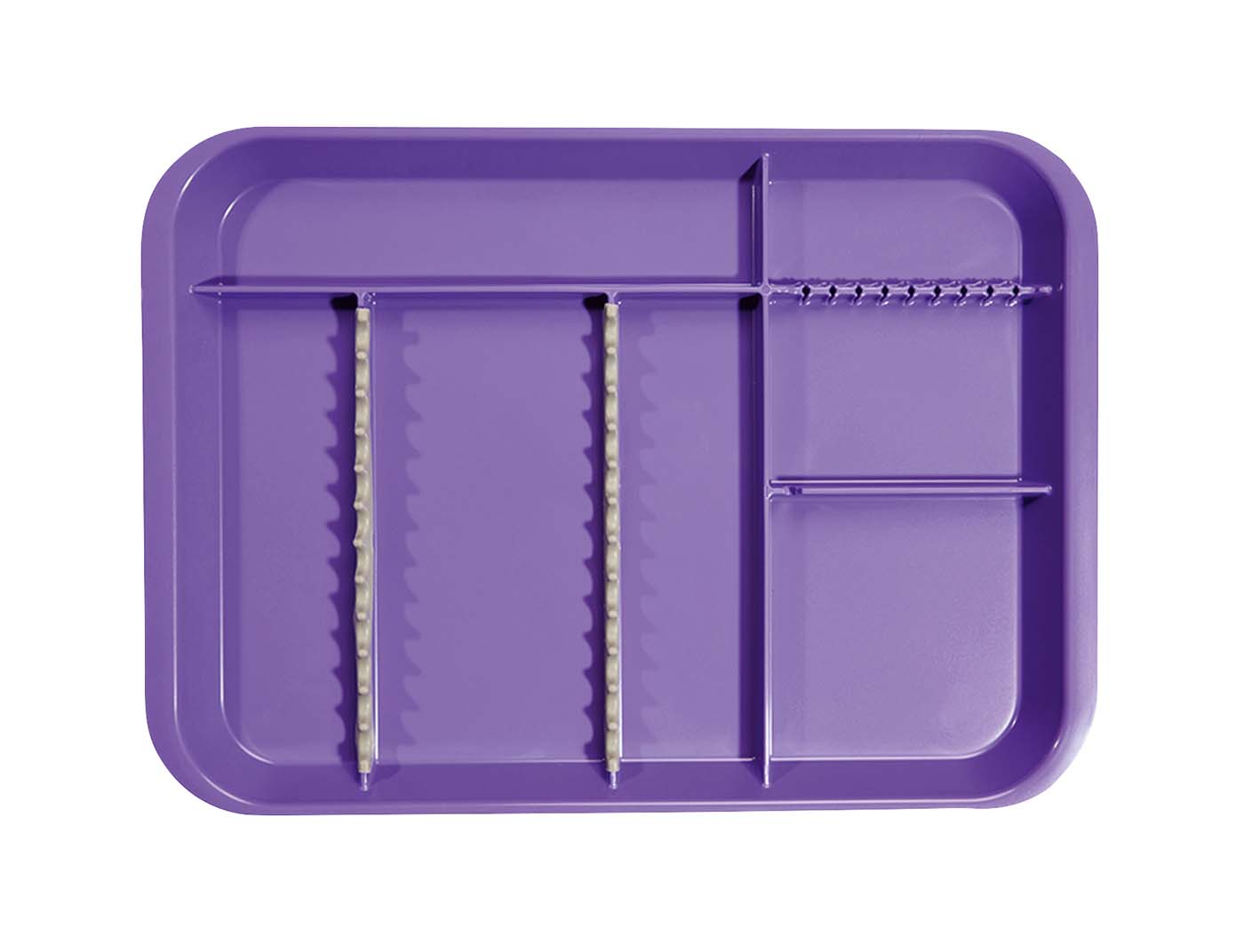 B-Lok Tray Tray 34 x 24,5 x 2,2 cm, mit Einteilung neonlila ...