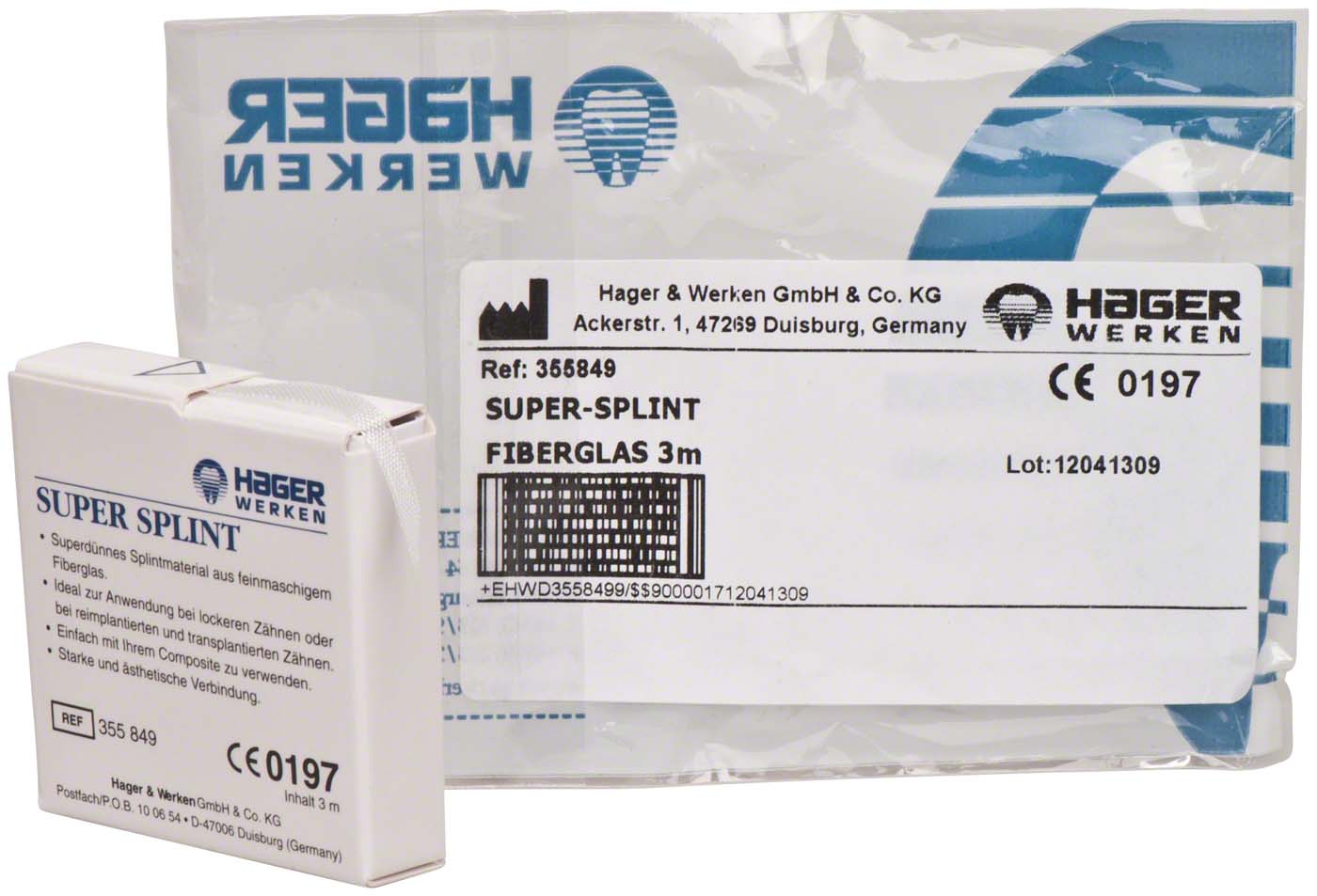 SUPER-SPLINT **Spender** 3 m Glasfaserband | Matrizen, Matrizenbänder ...