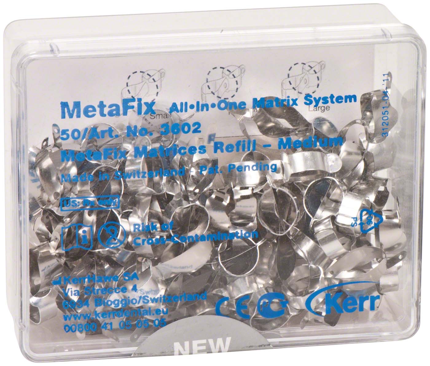 MetaFix™ Matrizen **Nachfüllpackung** 50 Stück mittel | Matrizen ...