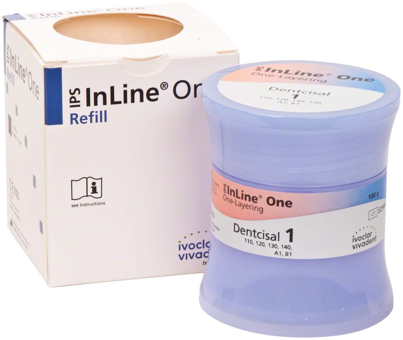 IPS InLine® One 100 g Pulver denticisal 1 | Metallkeramik ...