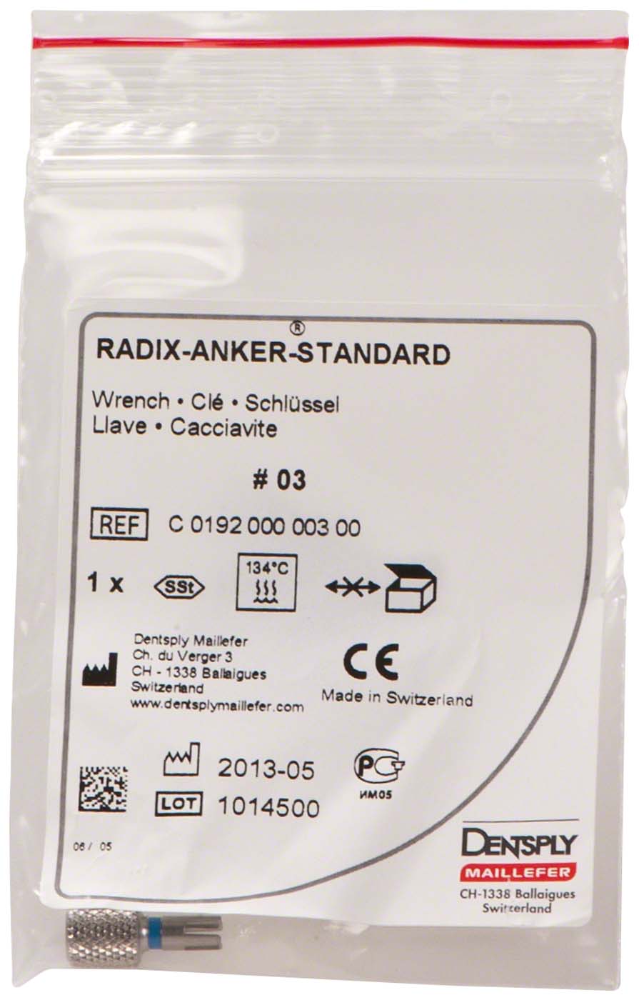 RADIX-ANKER-STANDARD Steckschlüssel 3 | Parapulpäre Stifte ...