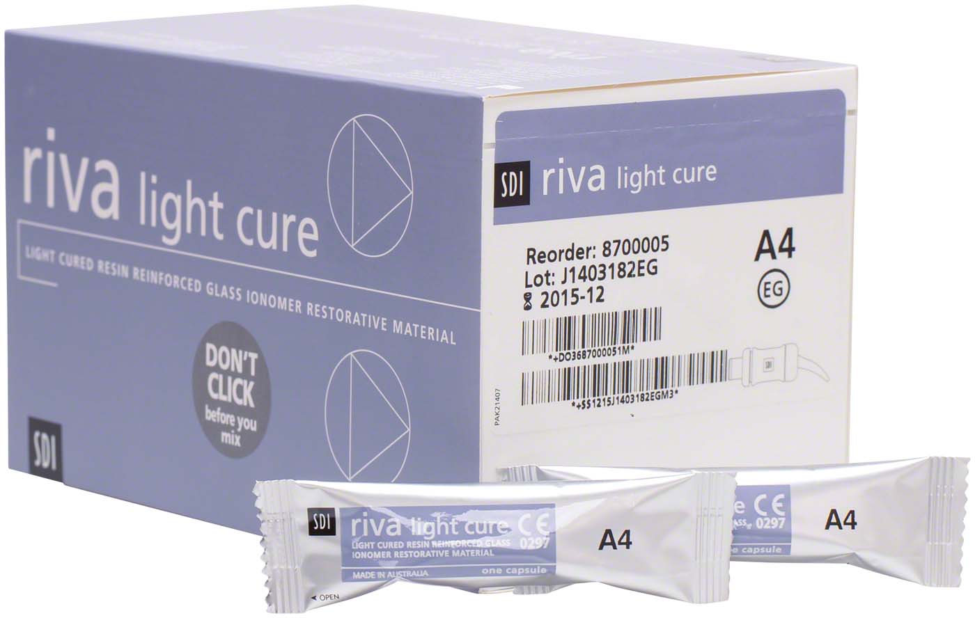 riva light cure 50 Kapseln A4 | Glasionomere für Füllungen | Füllungen ...