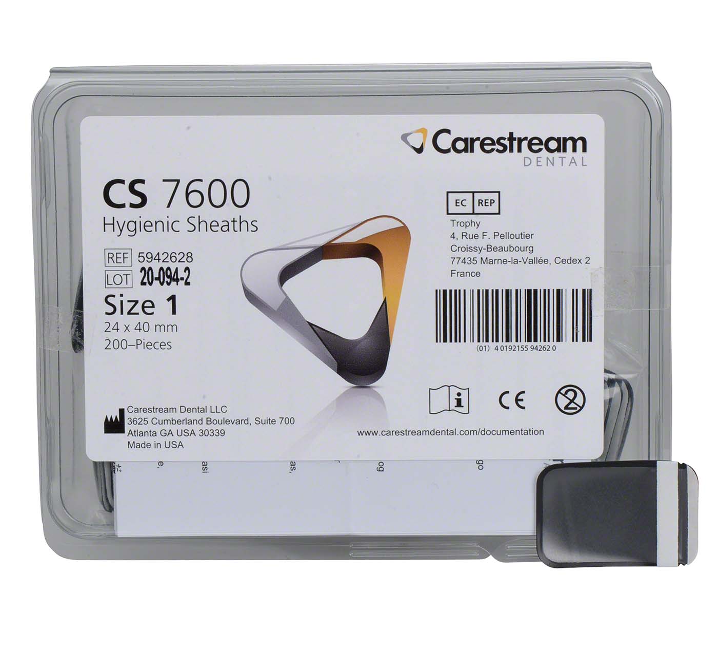 Hygieneschutzhüllen für CS 7600 200 Stück Gr. 1 | Röntgenfilmtaschen, Filmkarten und ...