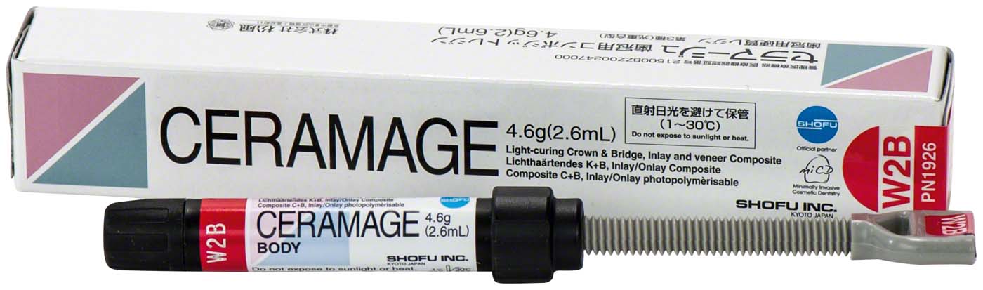 CERAMAGE 4,6 g Komposit dentin W2B | Kunststoffe | Verblendtechnik ...