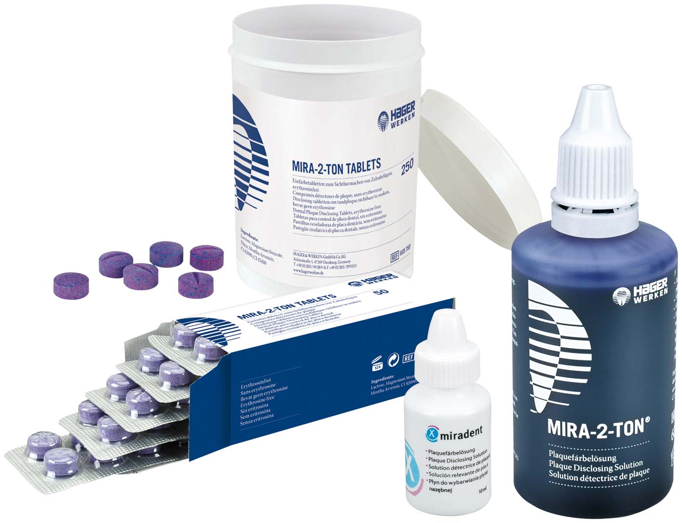 MIRA-2-TON® TABLETS 6 Stück | Plaqueerkennung, Kariesdiagnostik ...