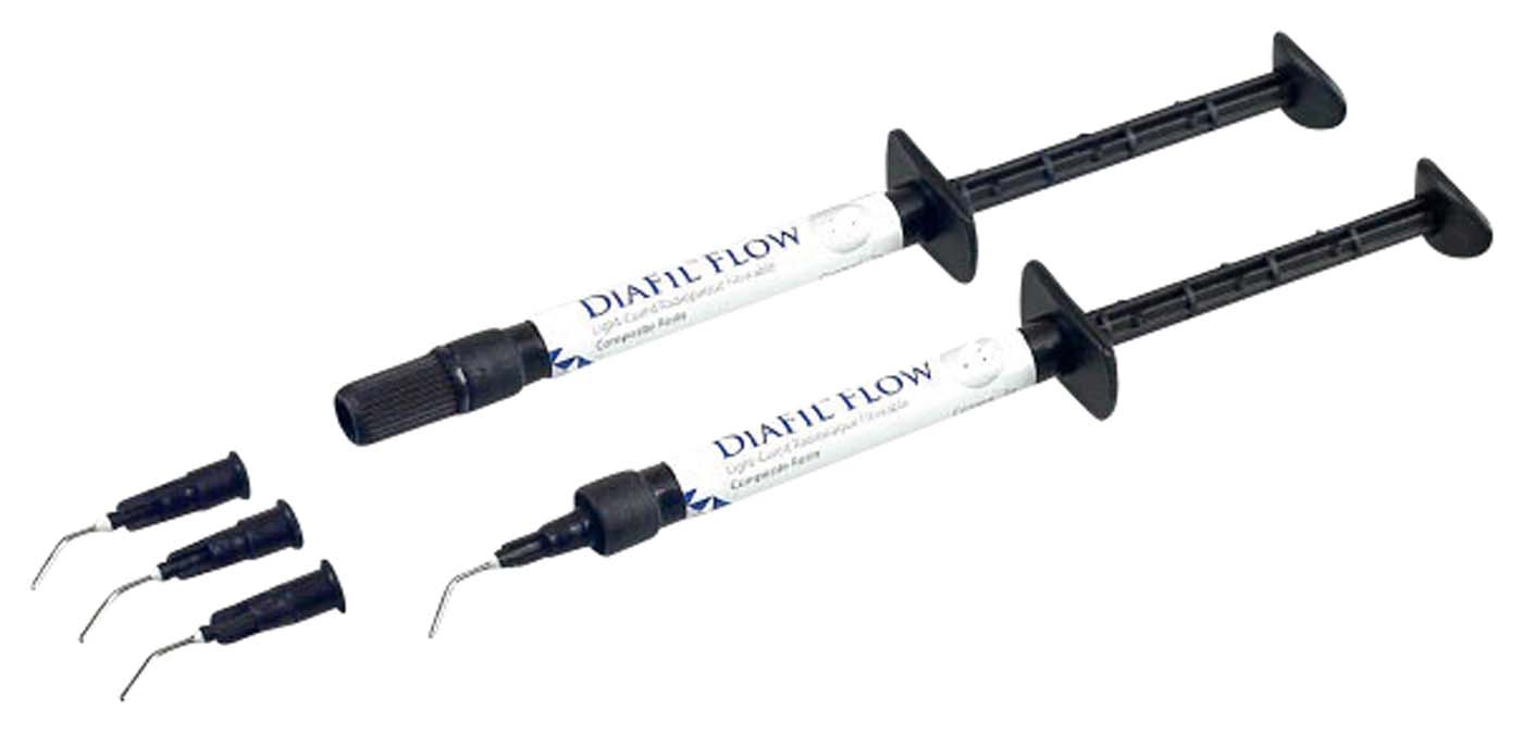 DIAFIL™ FLOW Hybrid 2 g Spritze A1, 10 Einmalnadeltips | Composite ...