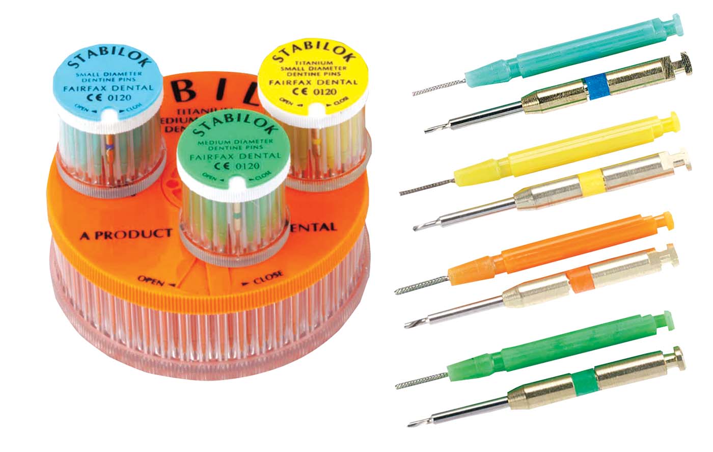 STABILOK 1 Vorbohrer, 20 Pins normal, Edelstahl, grün | Parapulpäre ...