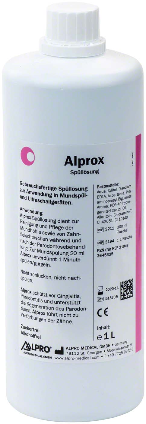 Alprox 1 Liter | Zahnpflege - Mundspüllösungen und Pflege | Prophylaxe | Praxis | denteris ...